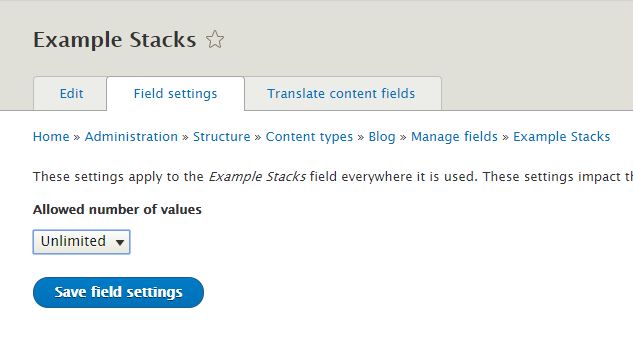 How To Use Stacks Module In Drupal 8 Opensense Labs